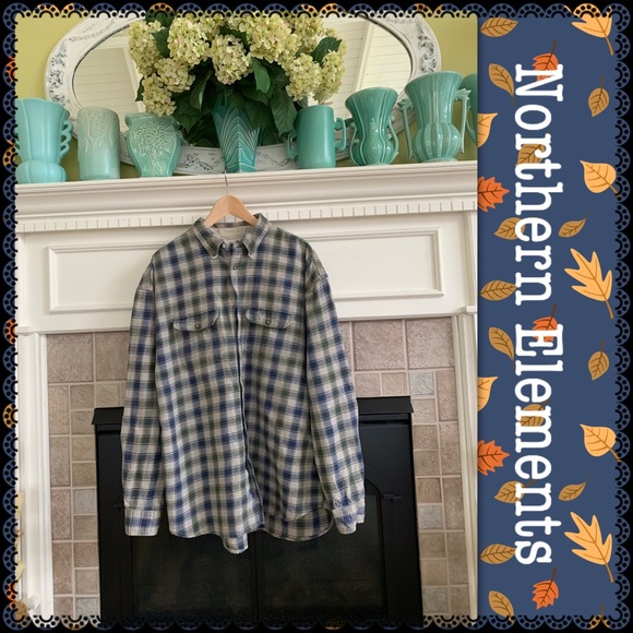 Northern Elements | Shirts | Northern Elements Plaid Shirt Size Xxlttg ...